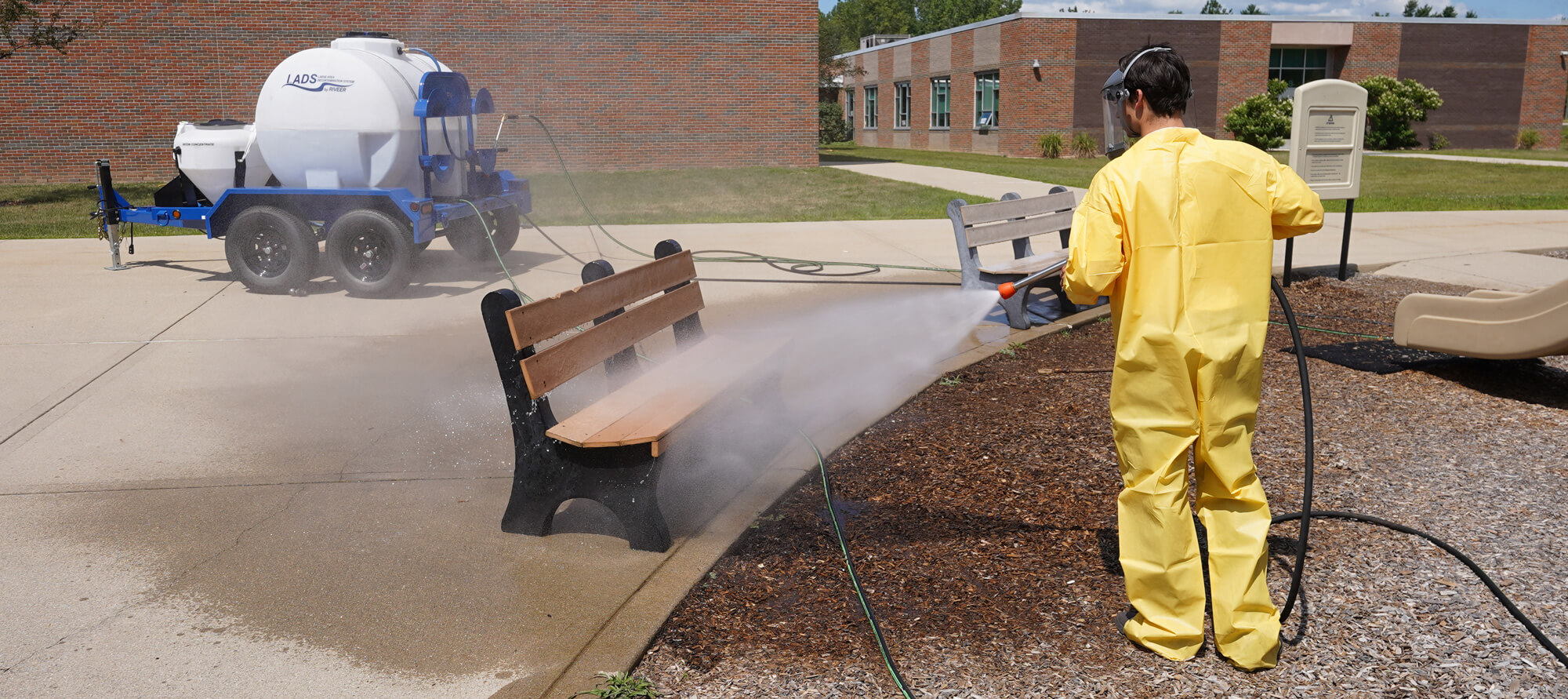 Decon System of Choice to Disinfect Large Areas Quickly and Thoroughly